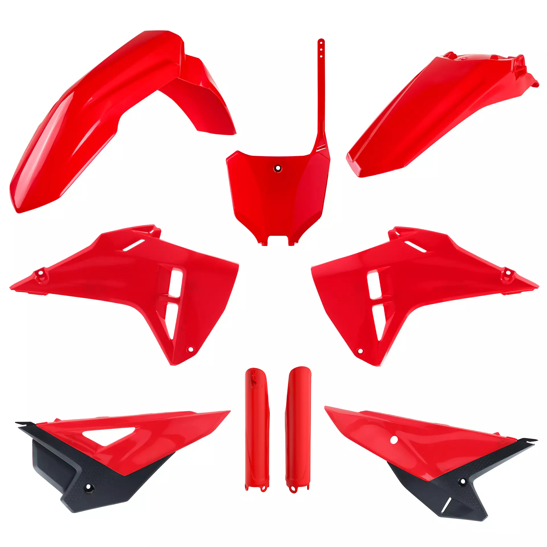Polisport Restyle-kit Honda CRF250R 22-24 450R 21-24 2025-look, Röd ...