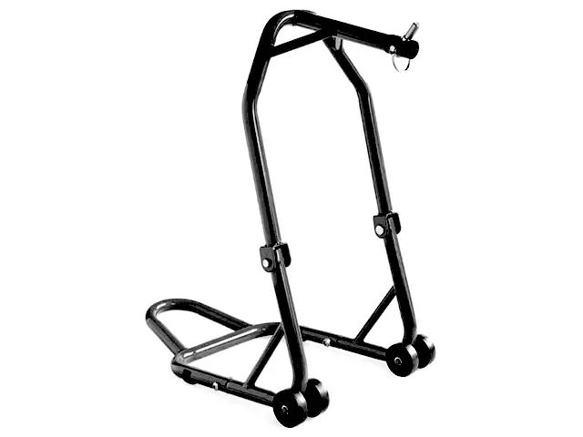 Sumomoto Front headstock paddock stand, black - Mototrade.se webbutik